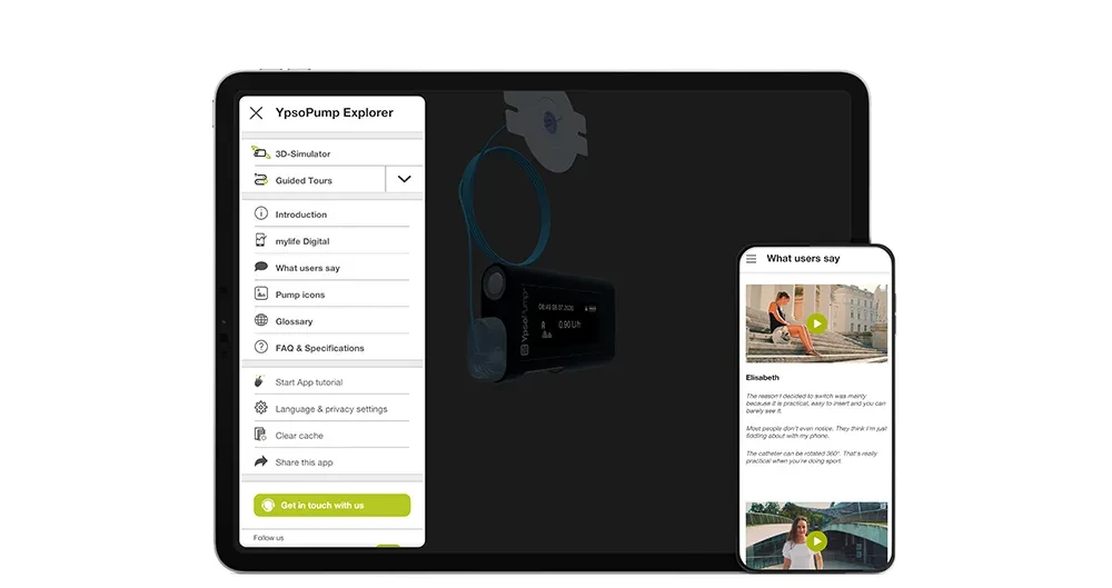 YpsoPump Explorer App